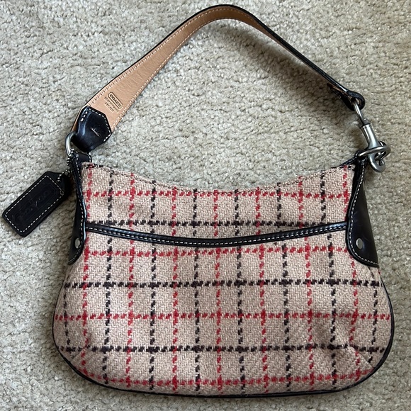 Bags | Coach Bag Tweed Rare New | Poshmark